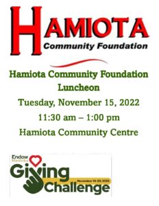 Hamiota Municipality | lunch 2022